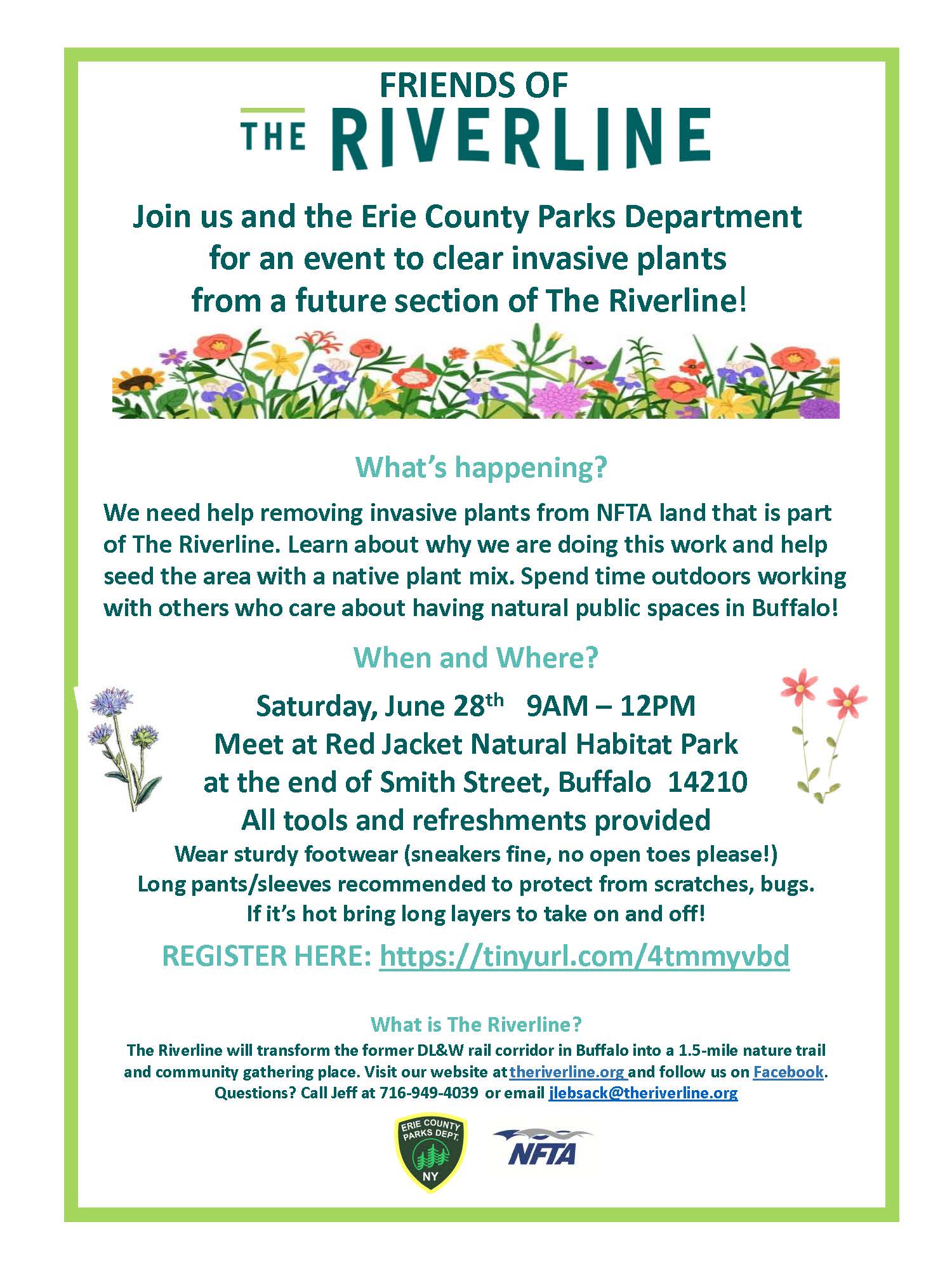 Invasive Species Removal at Red Jacket Park - Buffalo Niagara Waterkeeper